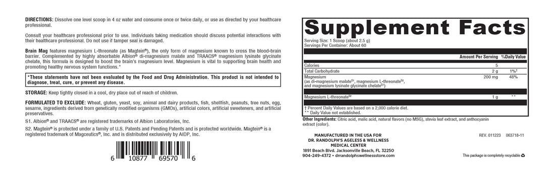 Brain Mag – Dr. Randolph's Wellness Store