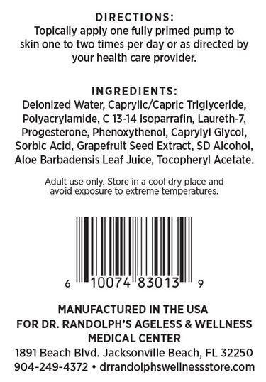 Natural Balance Progesterone Cream – Dr. Randolph's Wellness Store